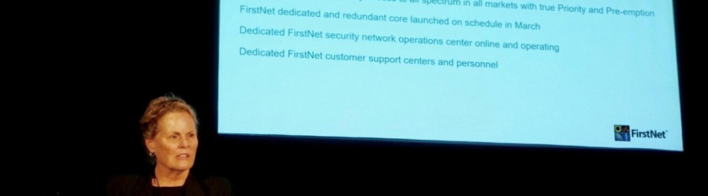 FirstNet Chair Sue Swenson Delivers Keynote at the 2018 PSCR Public ...