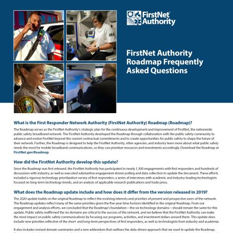 Factsheets | First Responder Network Authority