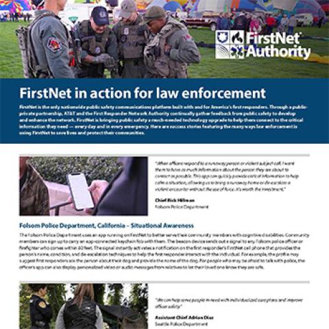 Law Enforcement | First Responder Network Authority