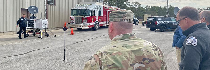 U.S. Army and FirstNet work together at training at Military Ocean ...